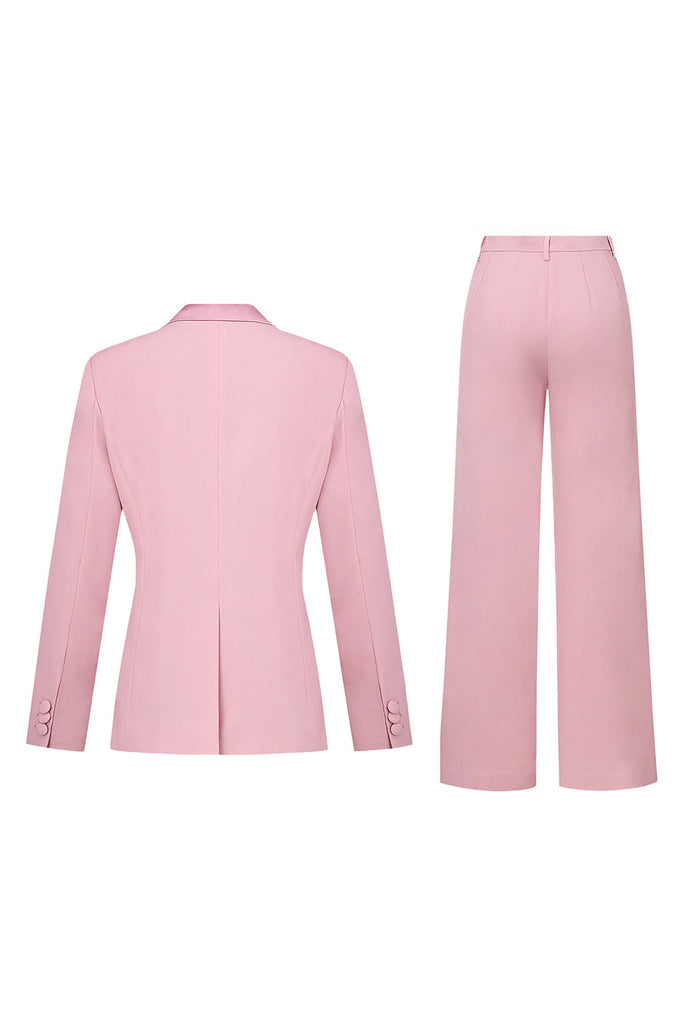Zapakasa Blush Double Breasted 2 Piece Women's Suit