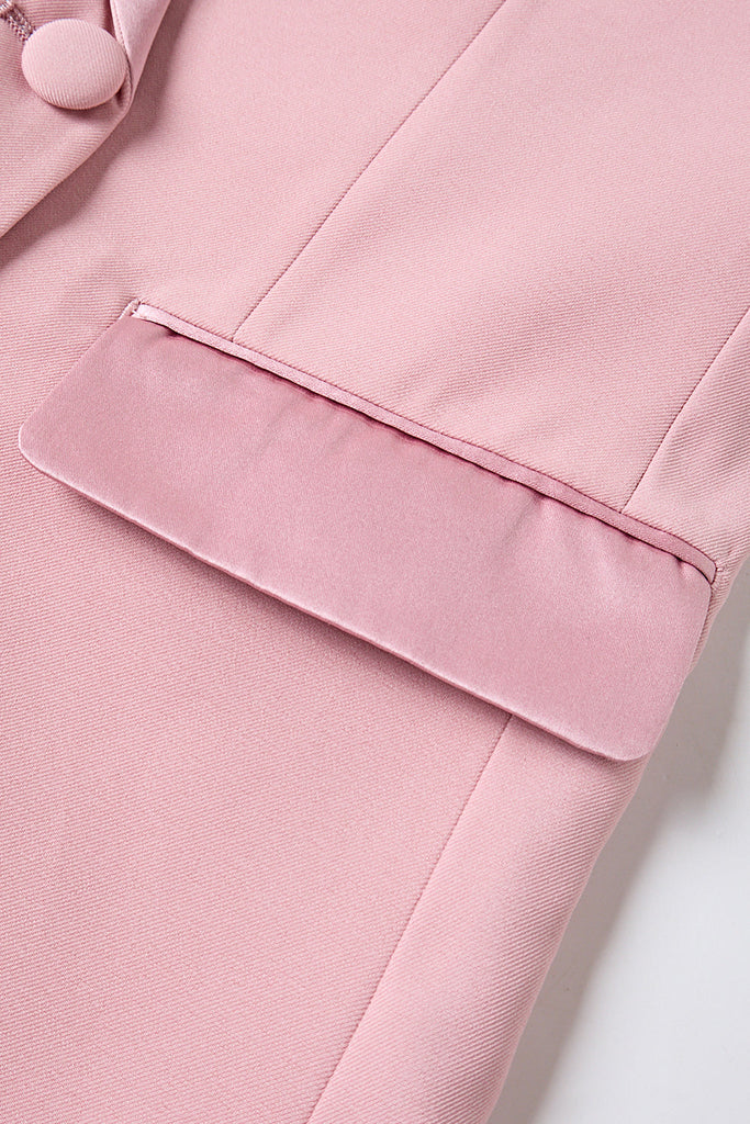 Zapakasa Blush Double Breasted 2 Piece Women's Suit