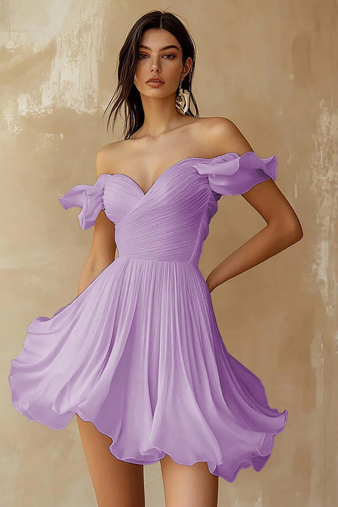 ZAPAKASA Women Chiffon Sweetheart Short Little White Dress with Ruffles ...